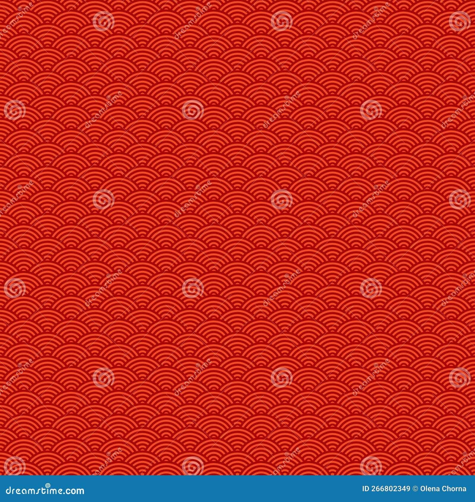 Chinese Style Seamless Pattern on Red Background. Traditional Oriental ...