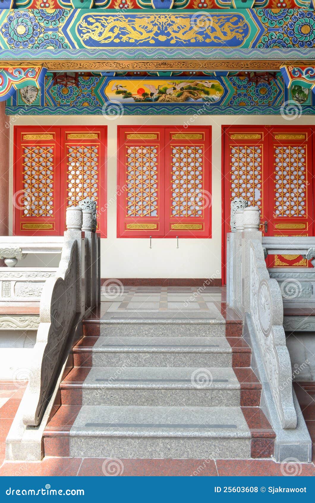 Chinese style staircase stock photo. Image of chinese - 25603608