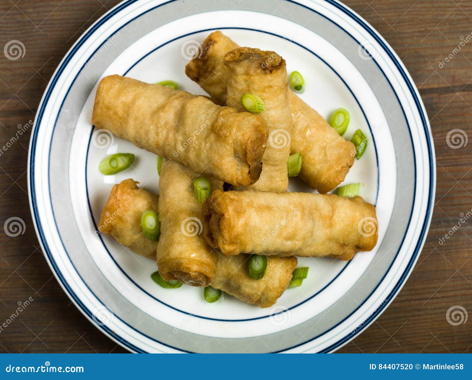 Chinese Style Vegetable Spring Rolls Stock Photo - Image of food ...