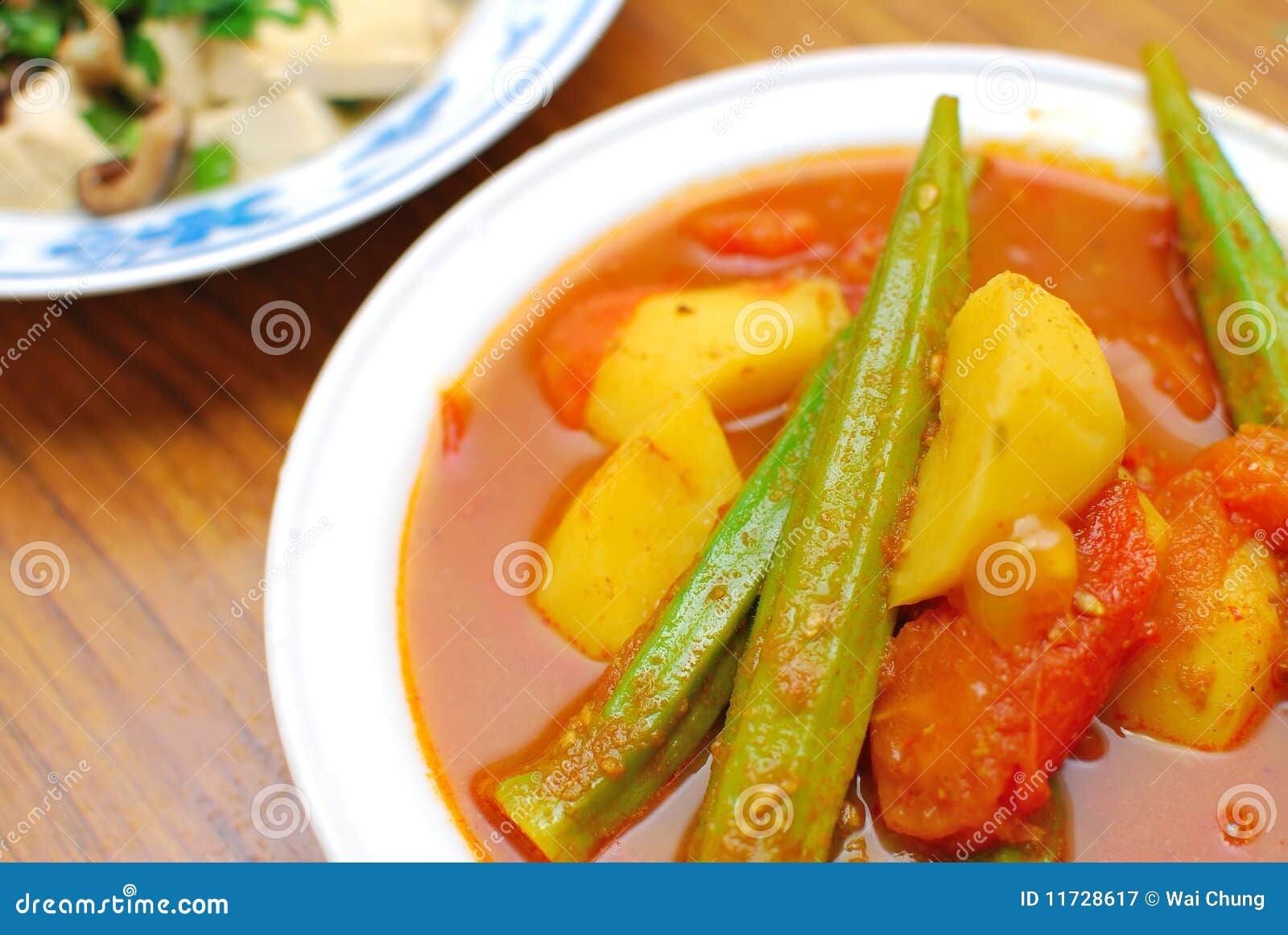 Chinese Style Vegetarian Curry Stock Image - Image of home, delicacy ...