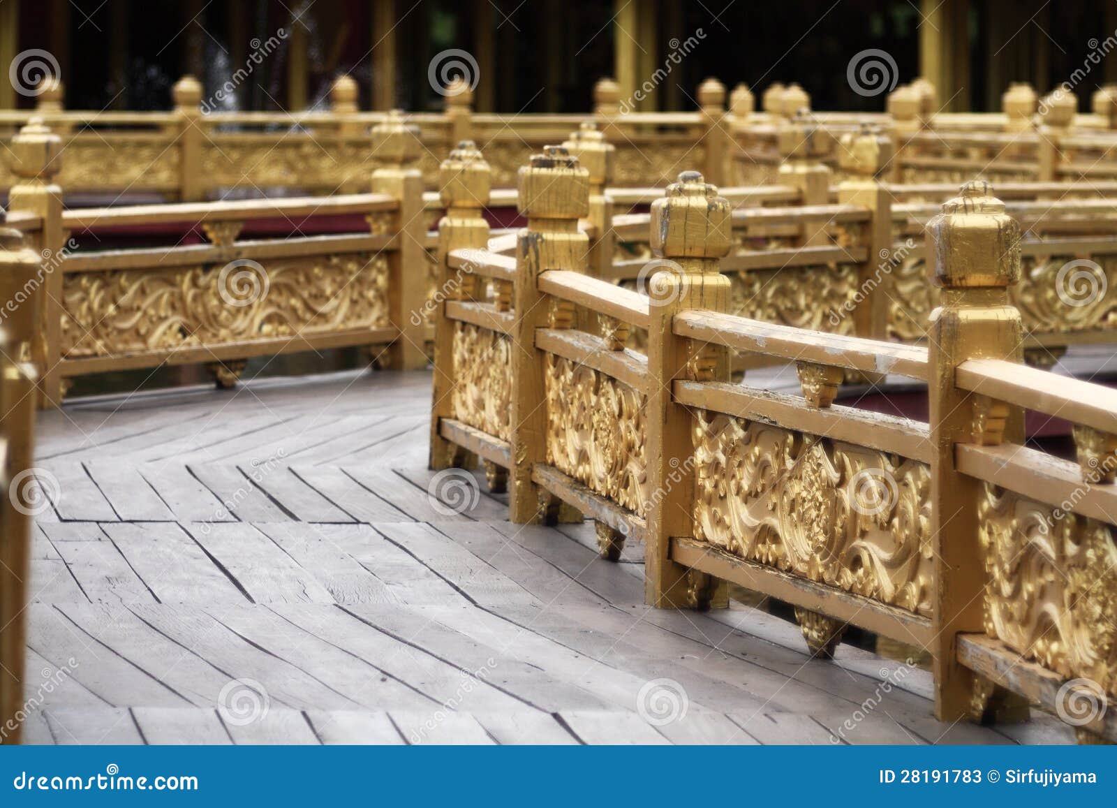Chinese style walkway stock image. Image of pedestal - 28191783