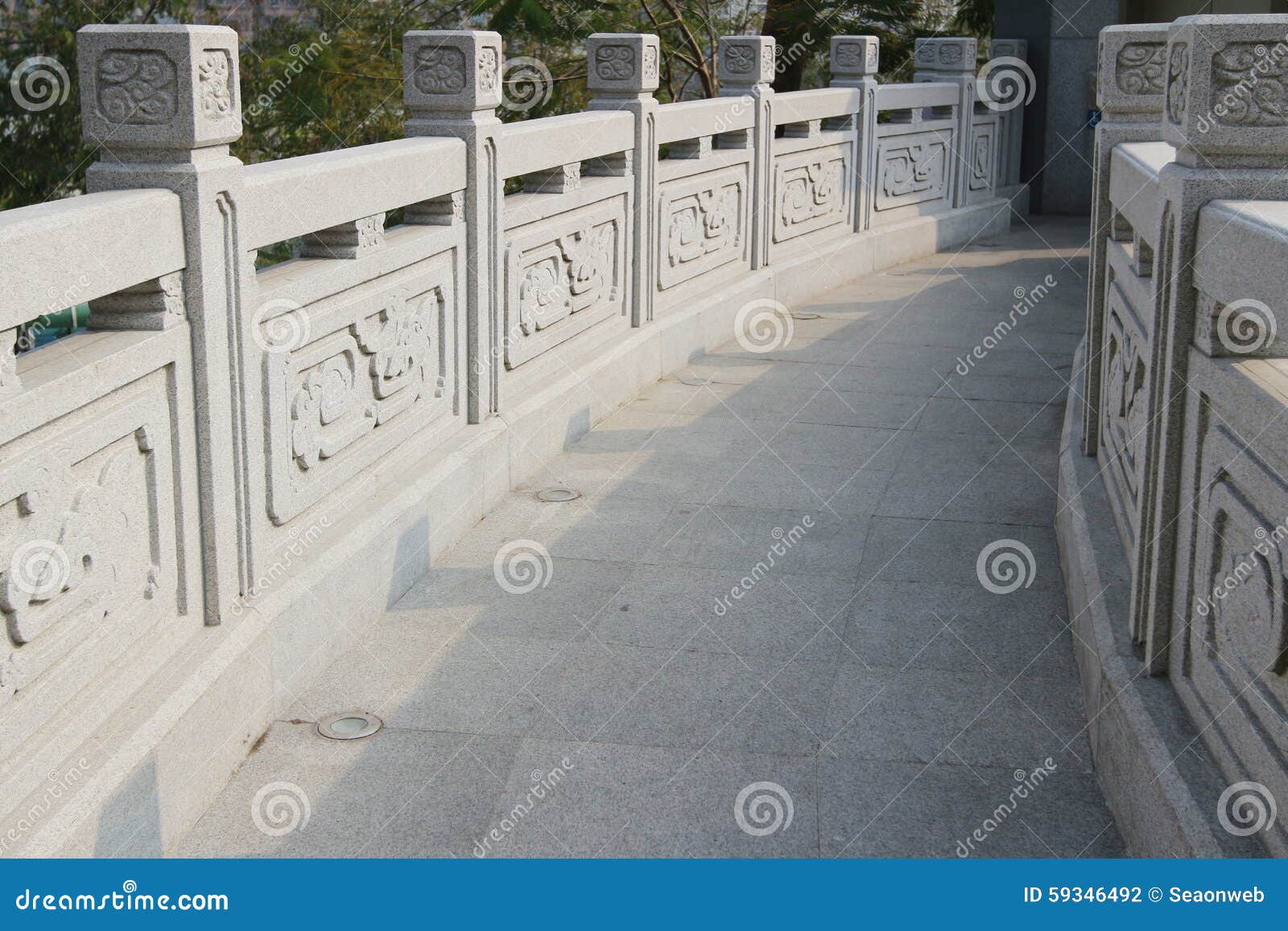 Chinese style walkway stock photo. Image of road, chinese - 59346492