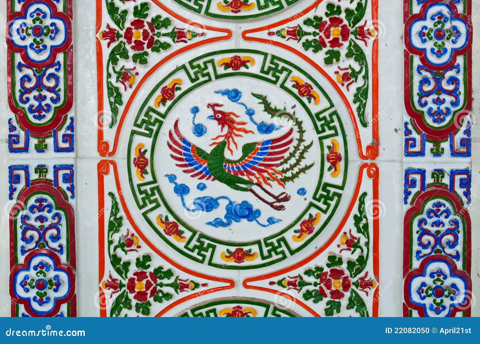 Chinese style wall tiles stock photo. Image of decoration - 22082050