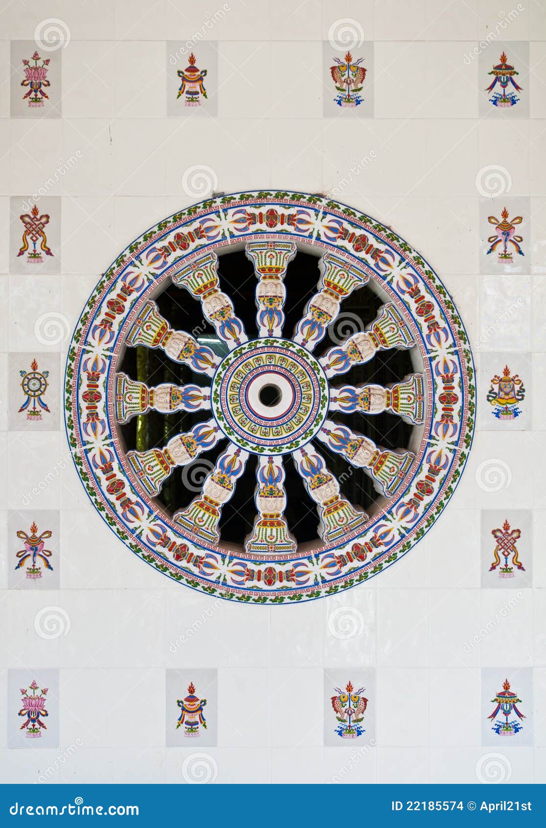 Chinese style wall tiles stock photo. Image of ceramic - 22185574