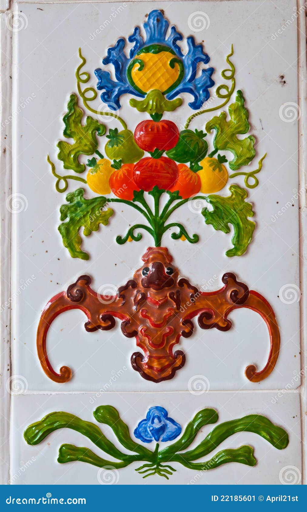 Chinese style wall tiles stock image. Image of decoration - 22185601