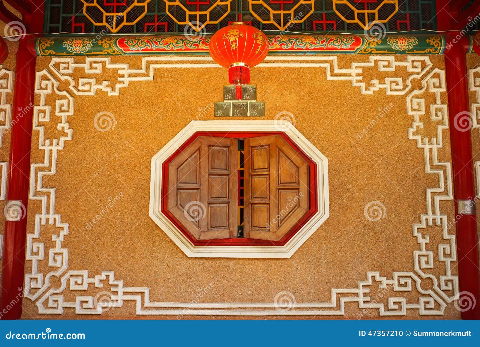 Chinese Style Window in Thailand Stock Photo - Image of frame, chinese ...