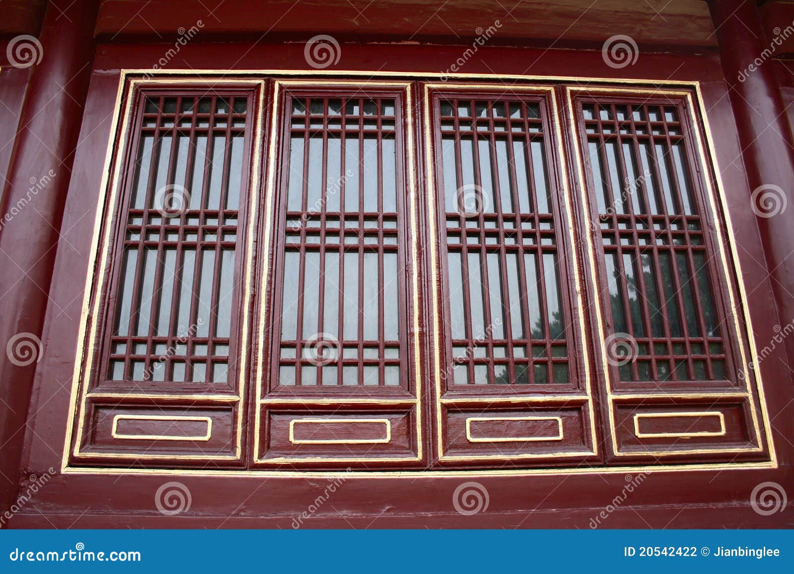 Chinese-style windows stock photo. Image of arts, historic - 20542422