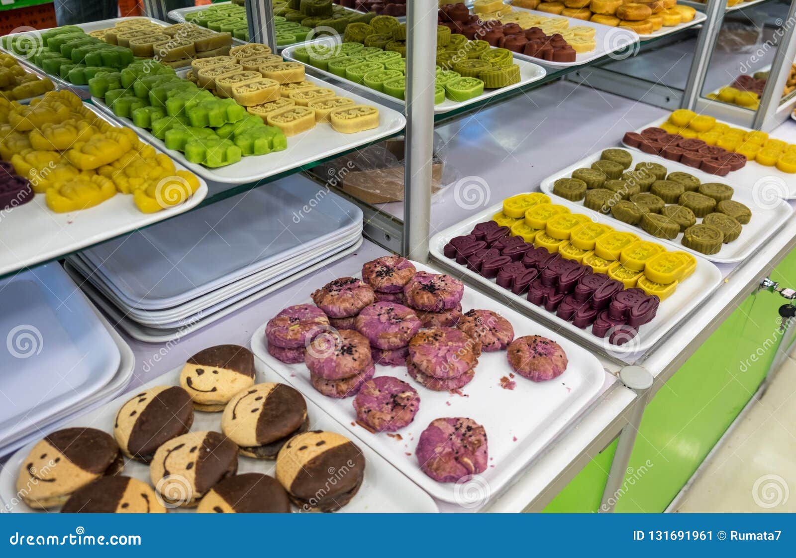 Chinese Sweets for Sale at Sweets Store Stock Image - Image of cake ...