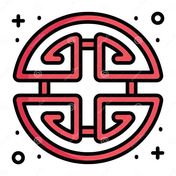 Chinese Symbol Vector Design, Modern Style Stock Vector - Illustration ...