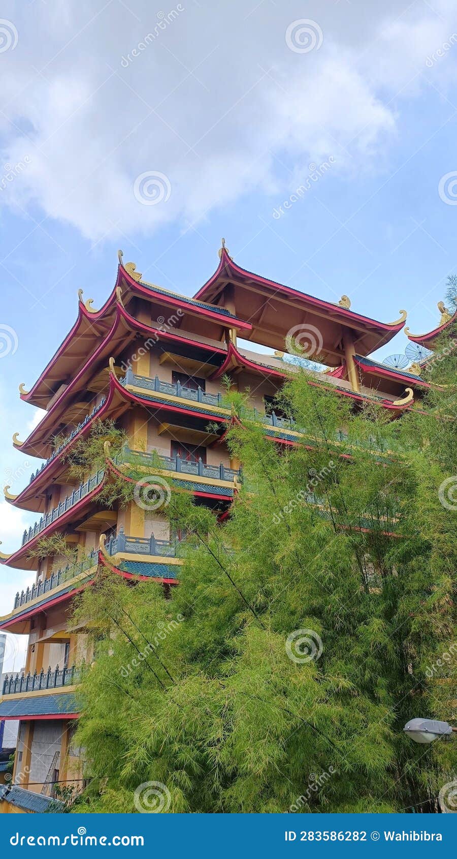 Chinese Tample in Medan City Stock Photo - Image of peranakan, city ...