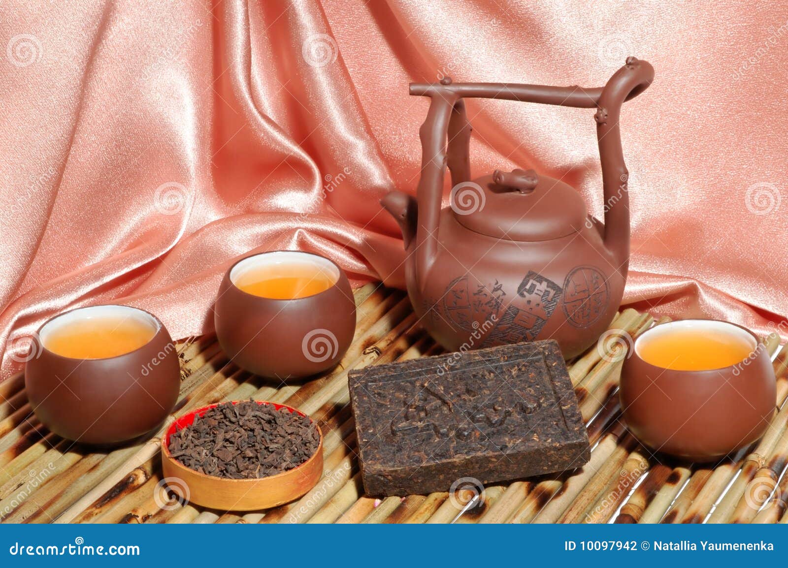Chinese tea stock photo. Image of exotic, dark, ceramics - 10097942