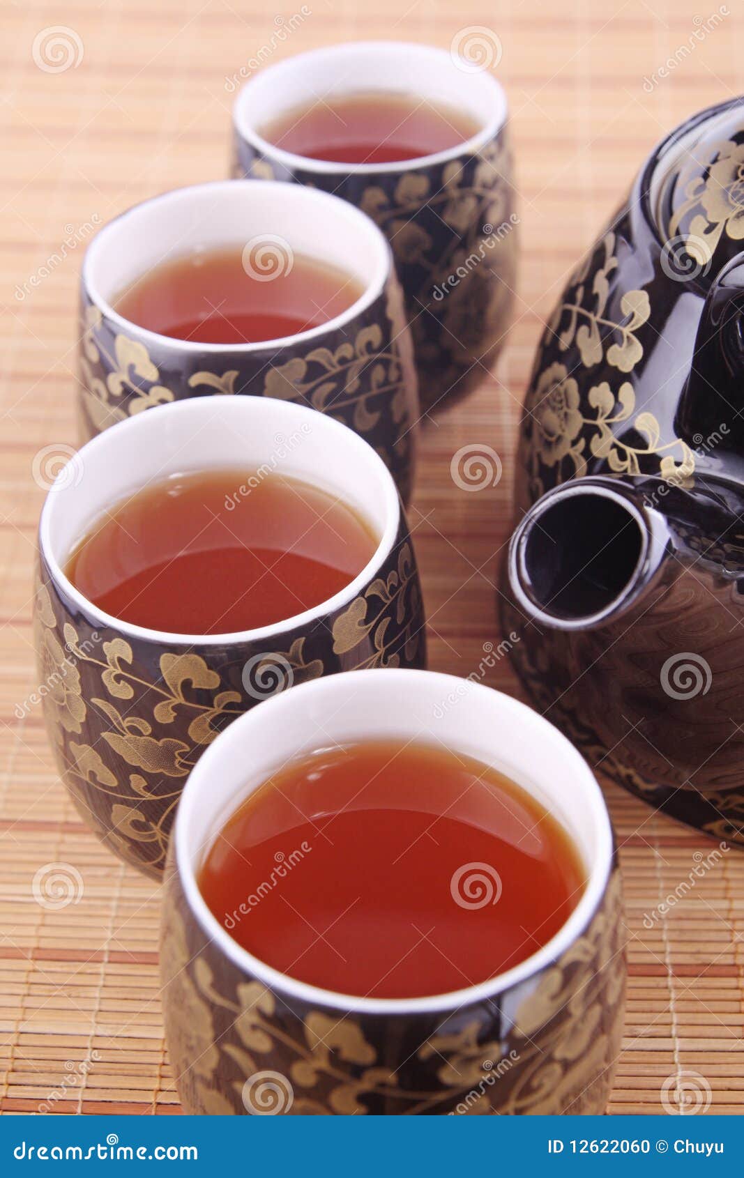 Chinese tea stock photo. Image of abstract, food, close - 12622060