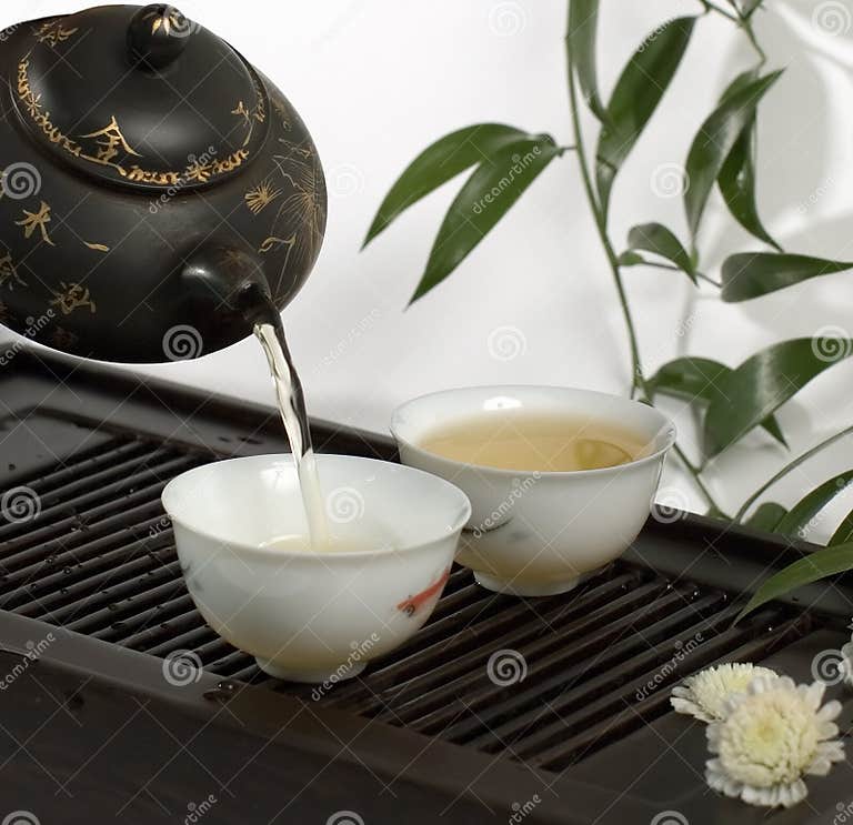 Chinese tea stock photo. Image of chrysanthemums, teapot - 3954990