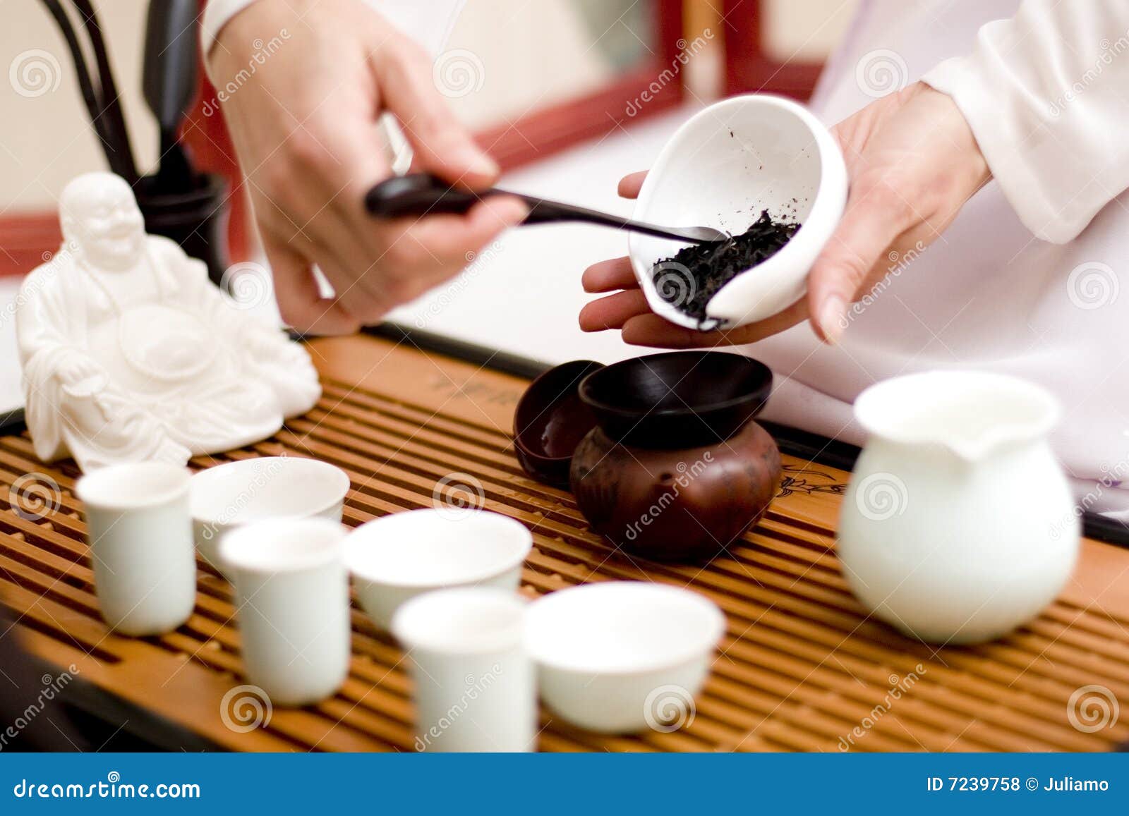 Chinese tea ceremony stock photo. Image of white, chinese - 7239758