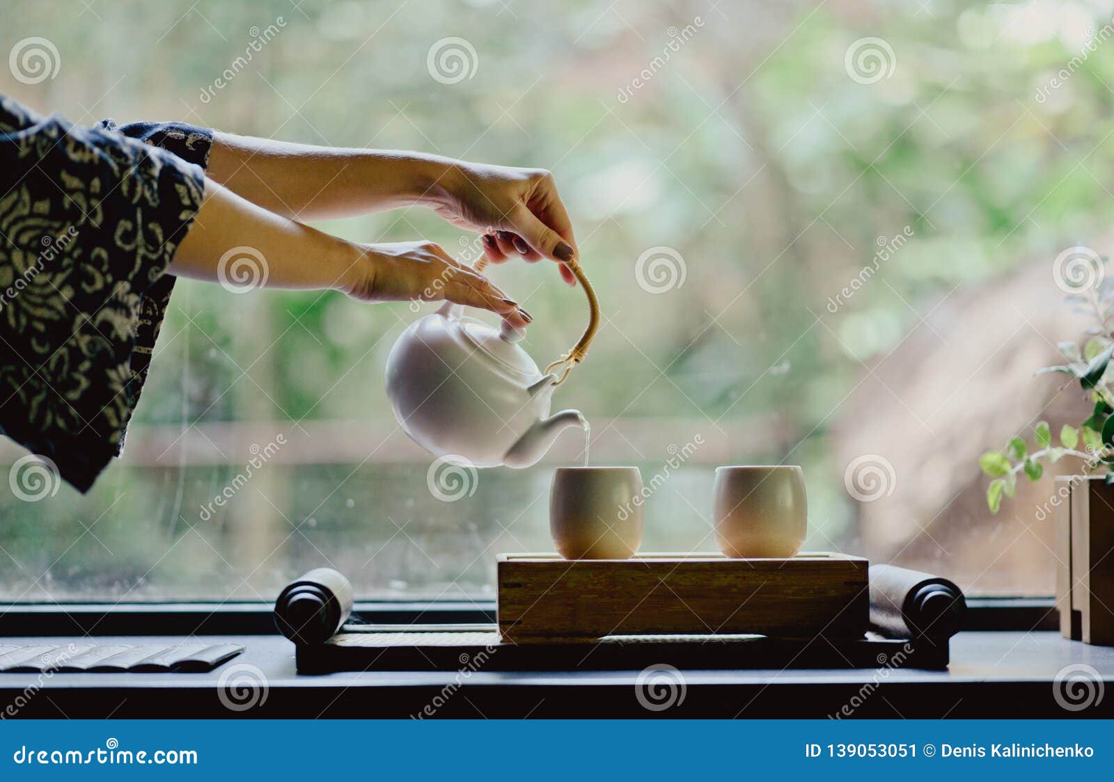 Chinese Tea Ceremony. Photo in the Room Chinese Tea Ceremony Stock ...