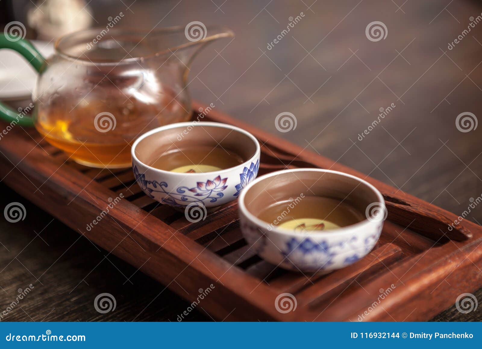 Chinese tea ceremony set. stock photo. Image of degustation - 116932144