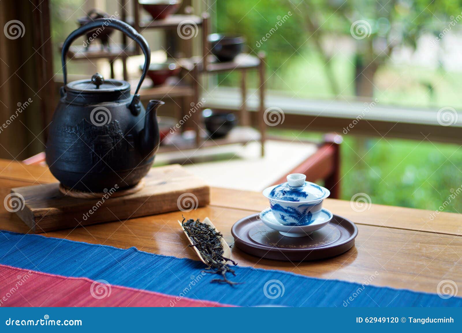 Chinese Tea Ceremony stock photo. Image of east, chinese - 62949120