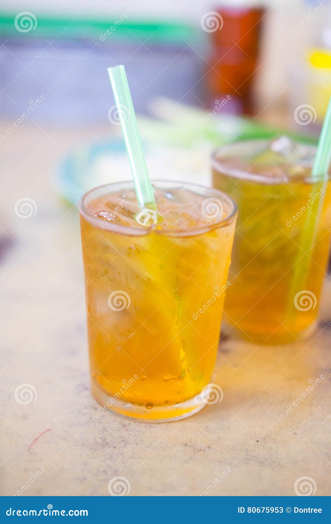Chinese tea with ice stock image. Image of healthy, beverage - 80675953