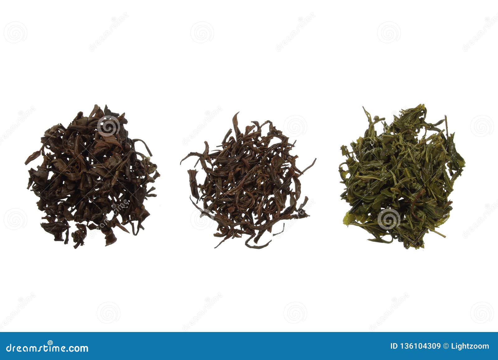 Chinese Tea Leaves stock image. Image of herbal, cutout - 136104309