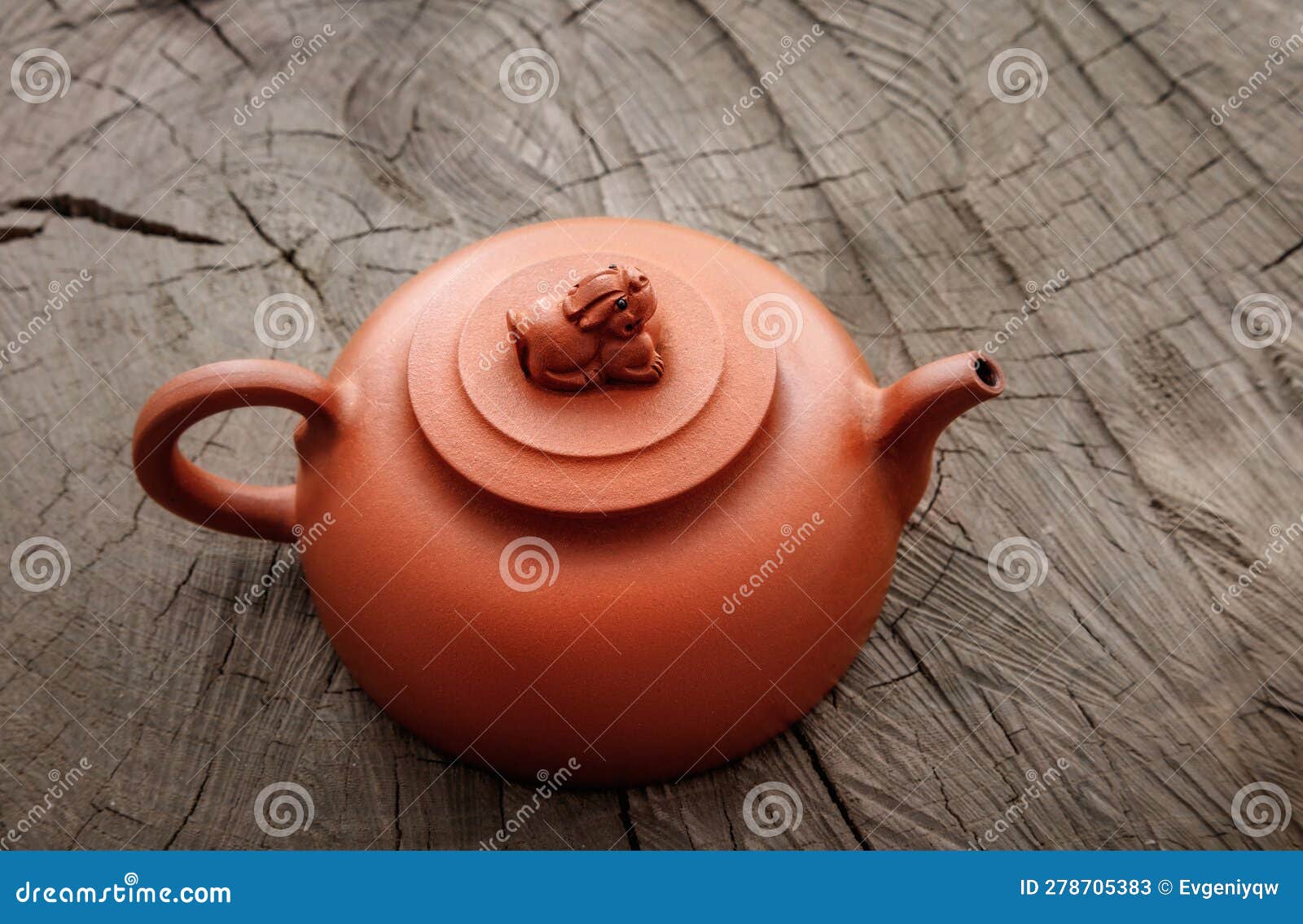Chinese tea pot. Clay pot stock image. Image of japanese - 278705383