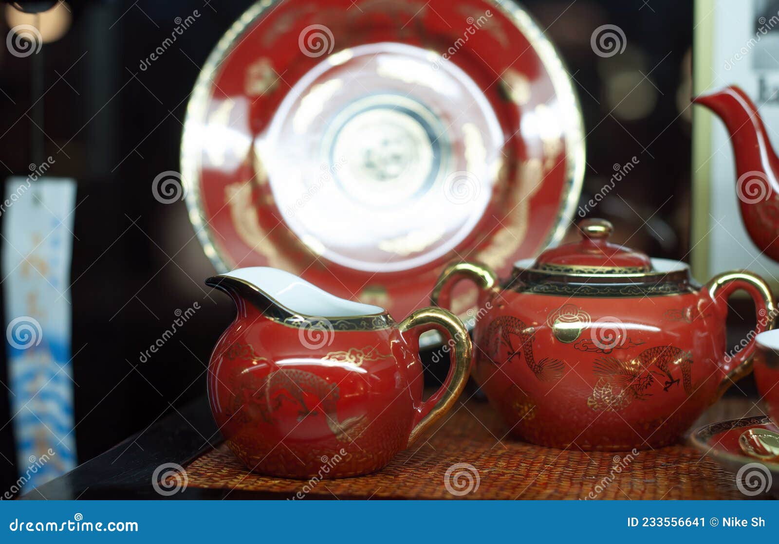 Chinese tea pot stock image. Image of drink, produce - 233556641