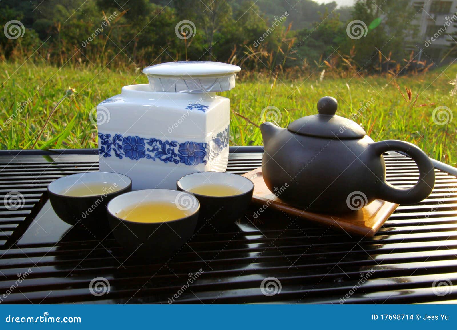 Chinese tea set stock photo. Image of kettle, beverage - 17698714