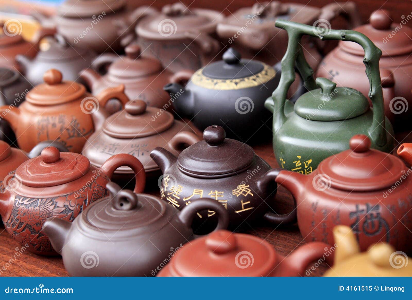 Chinese tea set stock image. Image of herbs, asia, coffee - 4161515