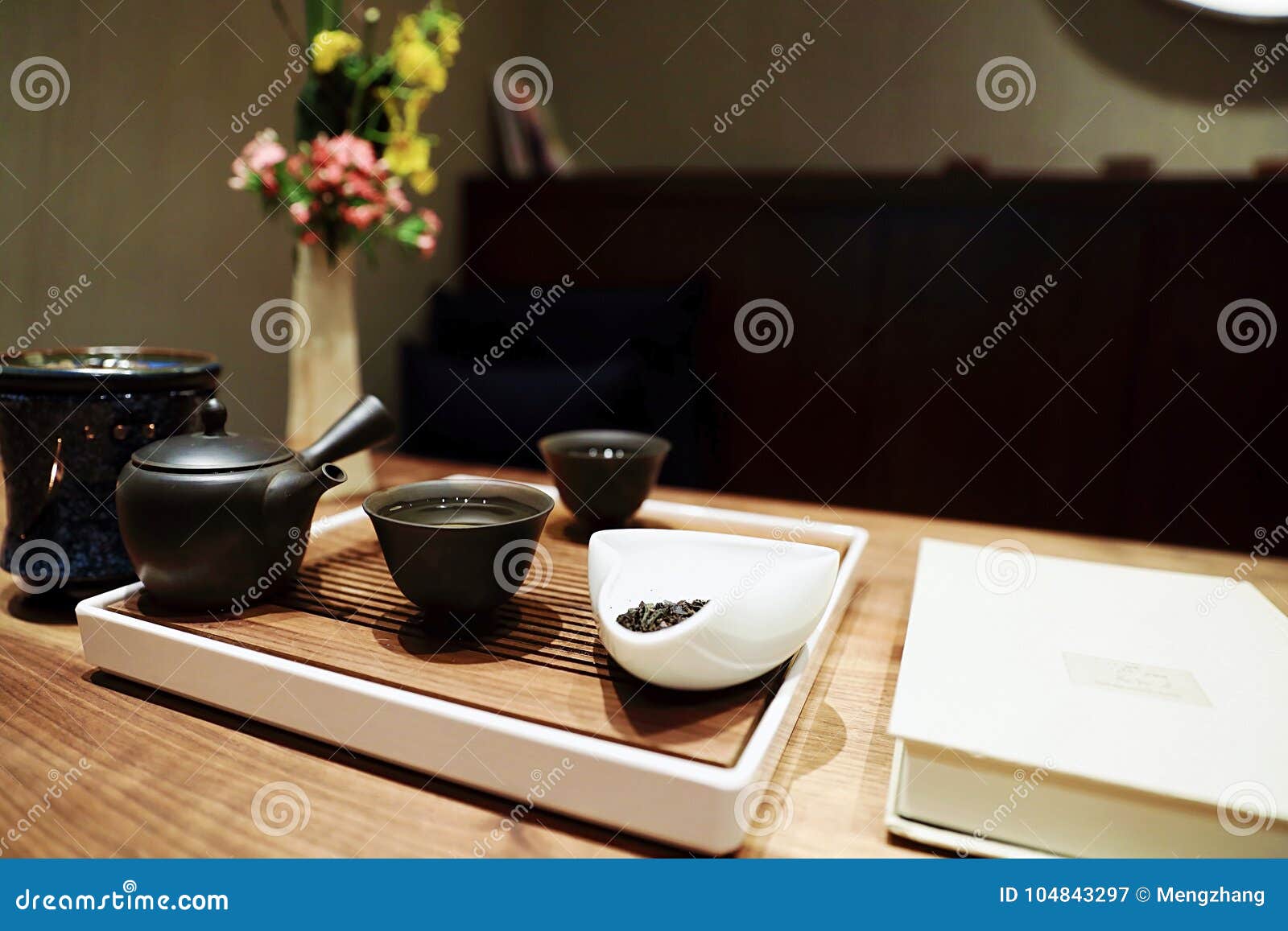 Chinese tea set stock image. Image of chinese, asian - 104843297