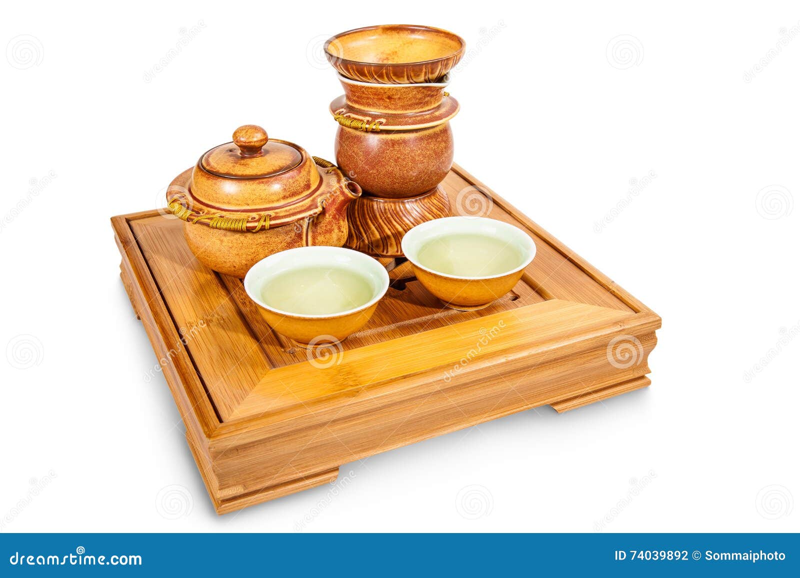 Chinese tea and teapot set stock photo. Image of white - 74039892