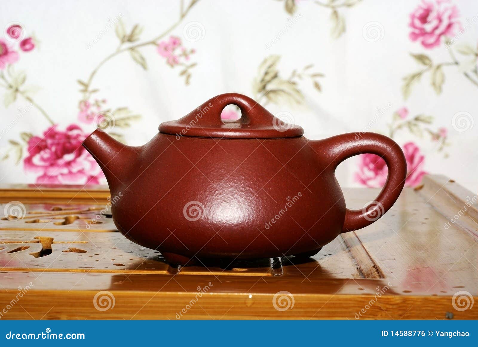 Chinese teapot stock photo. Image of tableware, pottery - 14588776