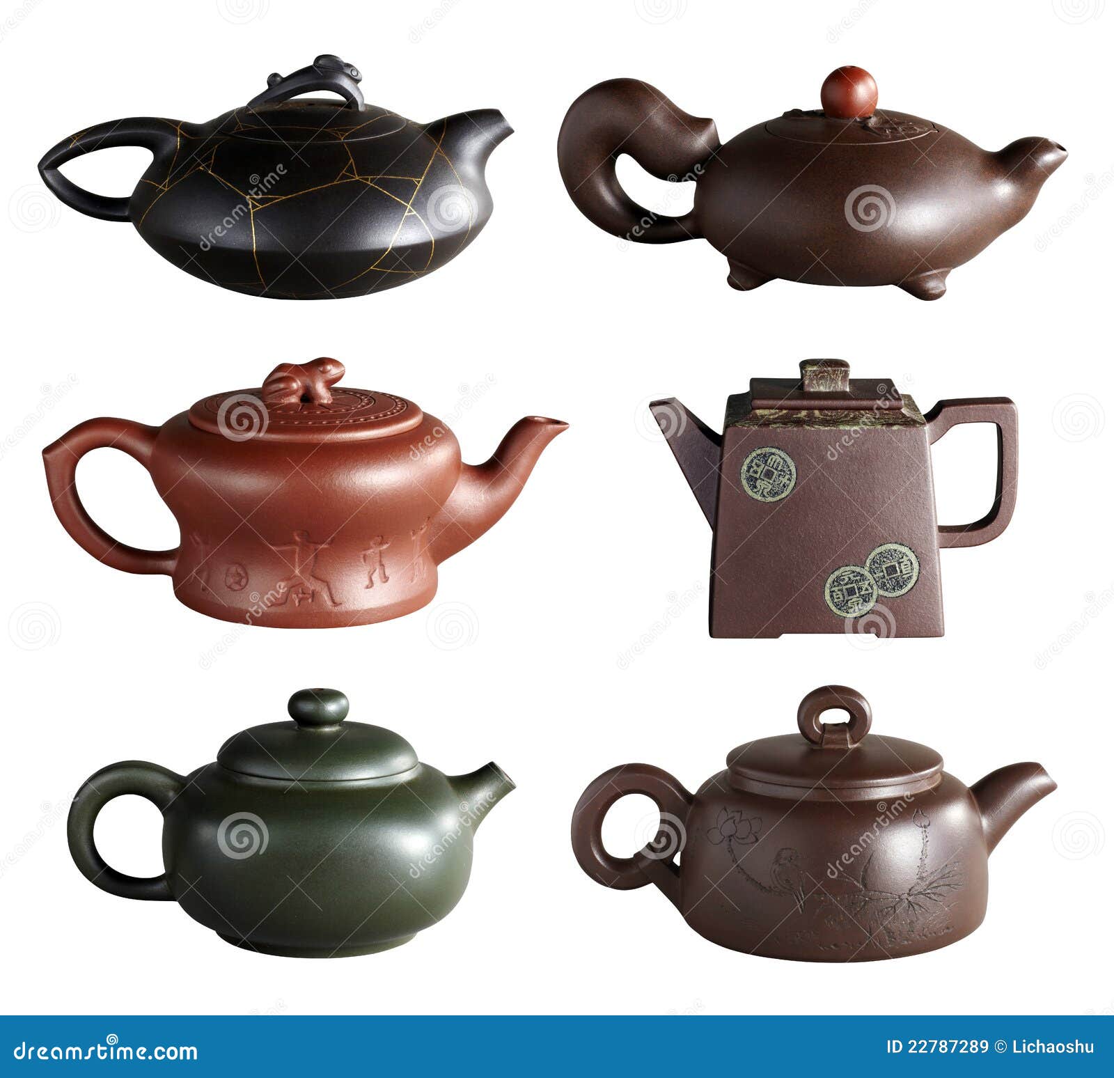 Chinese teapot stock image. Image of pottery, decoration - 22787289
