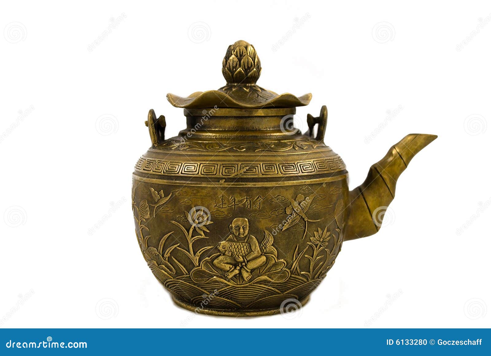 Chinese teapot stock photo. Image of drink, background - 6133280