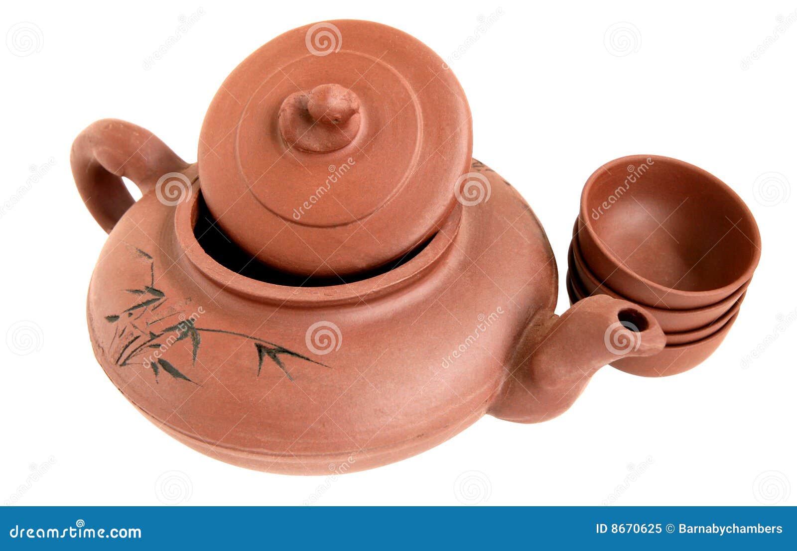 Chinese teapot stock image. Image of stoneware, established - 8670625