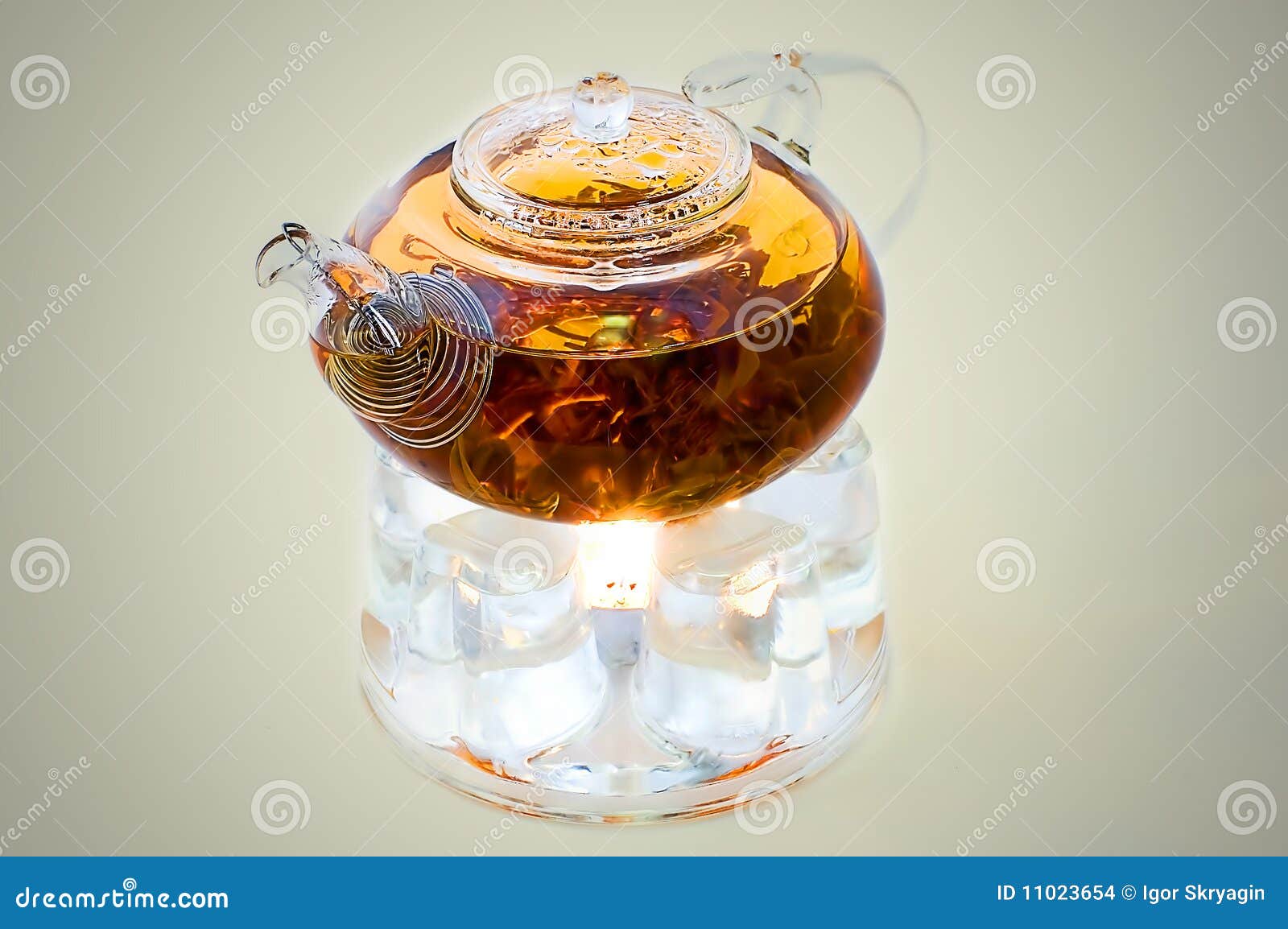 Chinese teapot with tea stock photo. Image of glass, east - 11023654