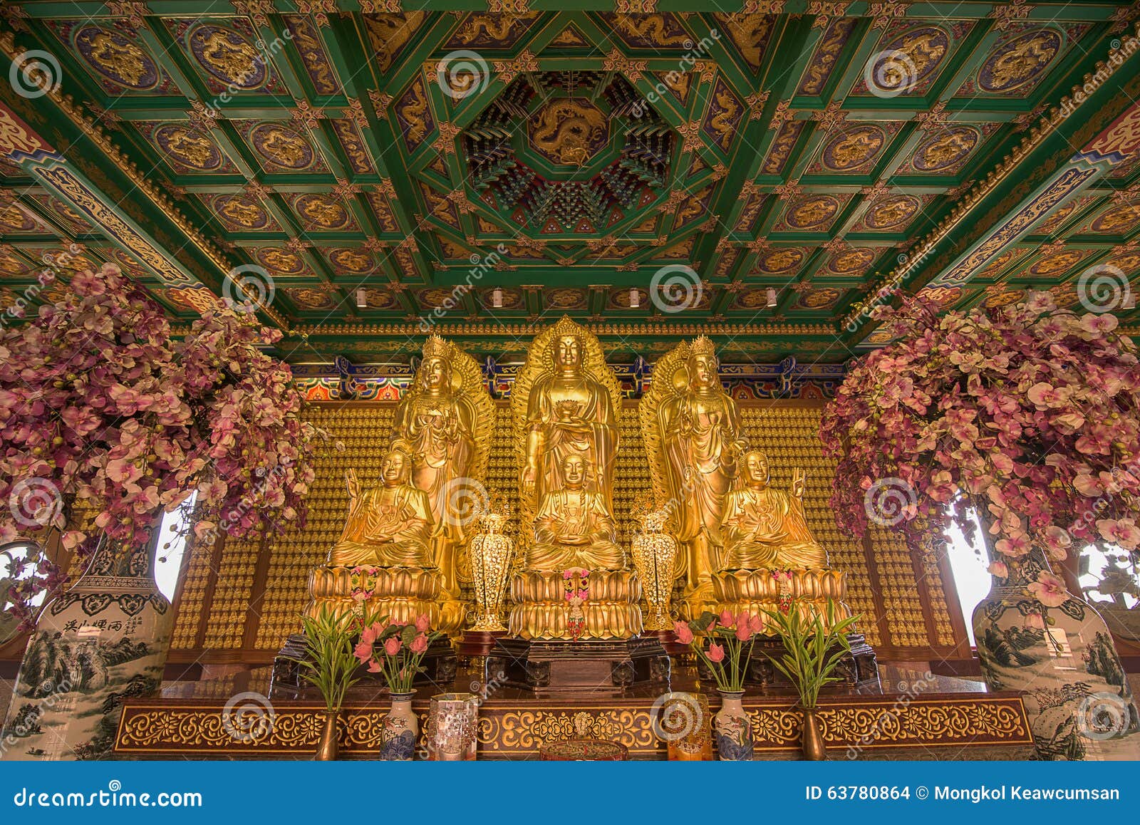 Chinese Tempels Boeddhistische Tempels Stock Foto - Image of groot ...