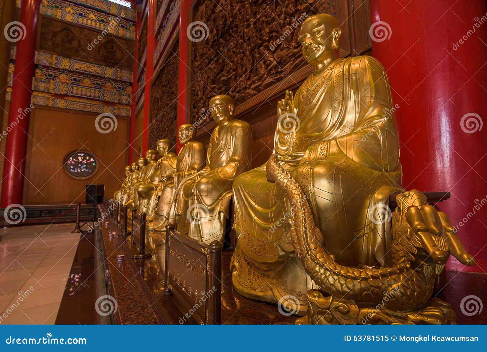 Chinese Tempels Boeddhistische Tempels Stock Afbeelding - Image of stad ...