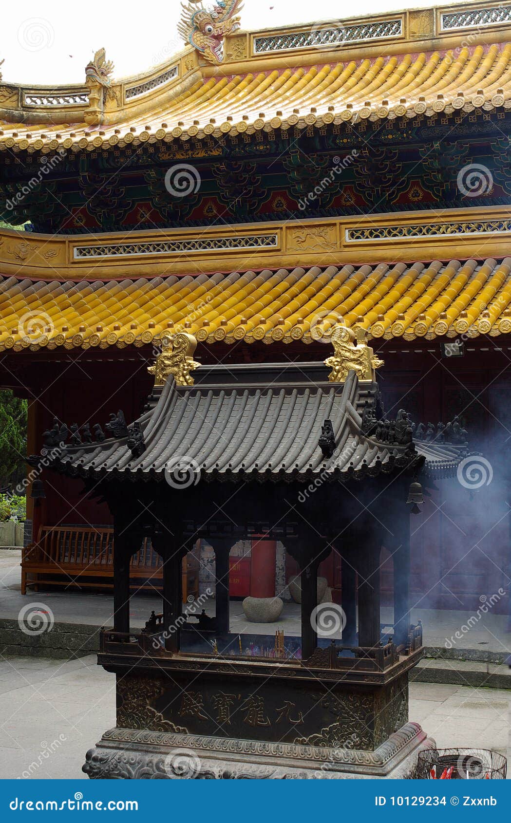 Chinese temple stock photo. Image of solemn, worship - 10129234