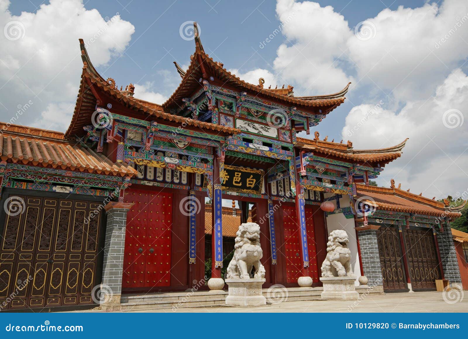 Chinese Temple stock photo. Image of eastern, construction - 10129820