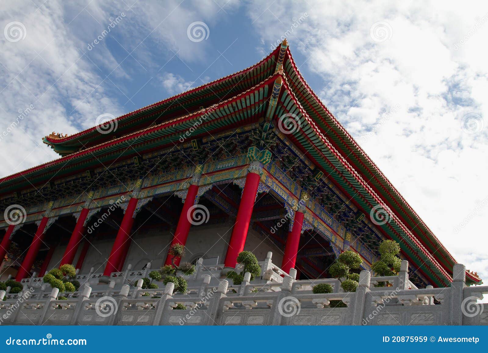 Chinese Temple stock image. Image of palace, empire, dragon - 20875959