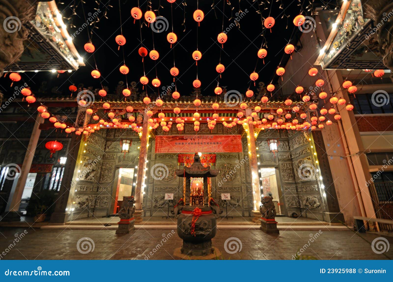 Chinese temple stock photo. Image of island, temple, scene - 23925988