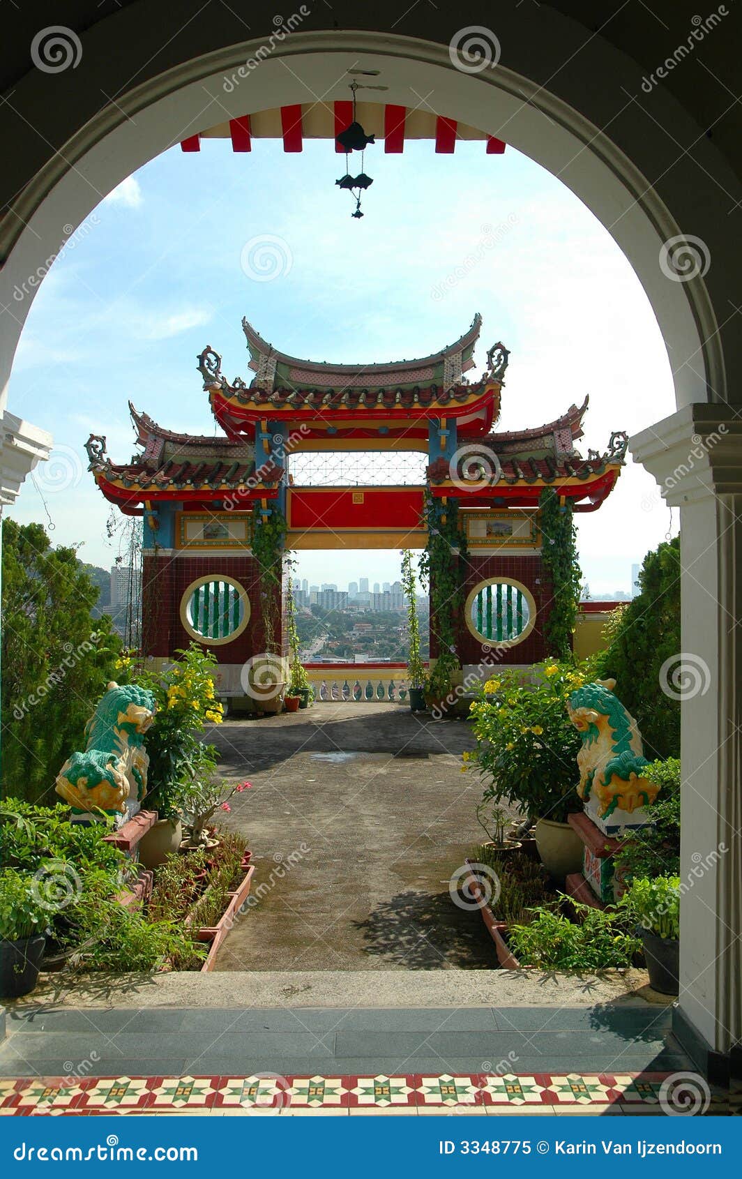 Chinese temple stock image. Image of malaysia, arch, asian - 3348775