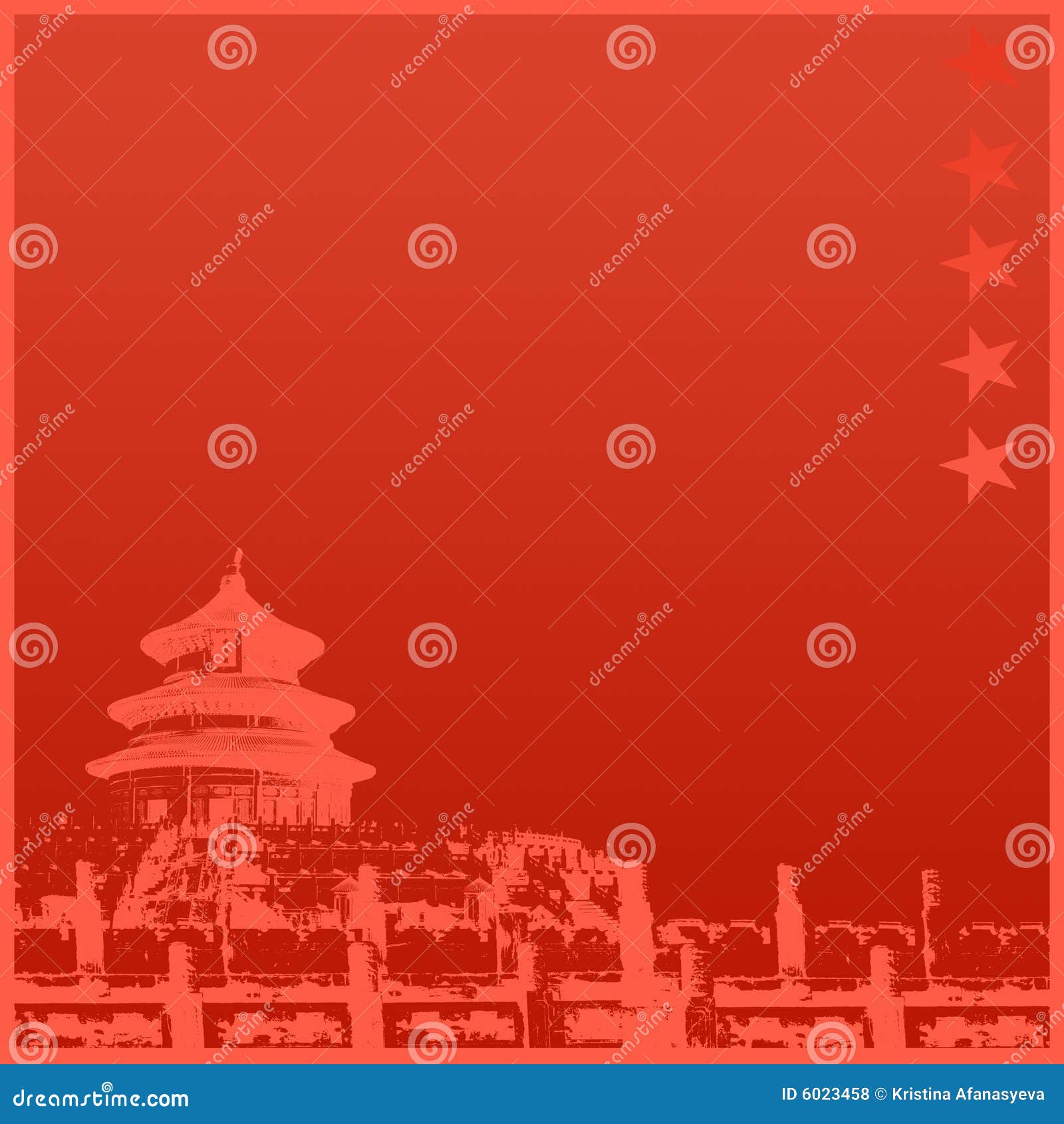 Chinese Temple Background stock illustration. Illustration of grunge ...