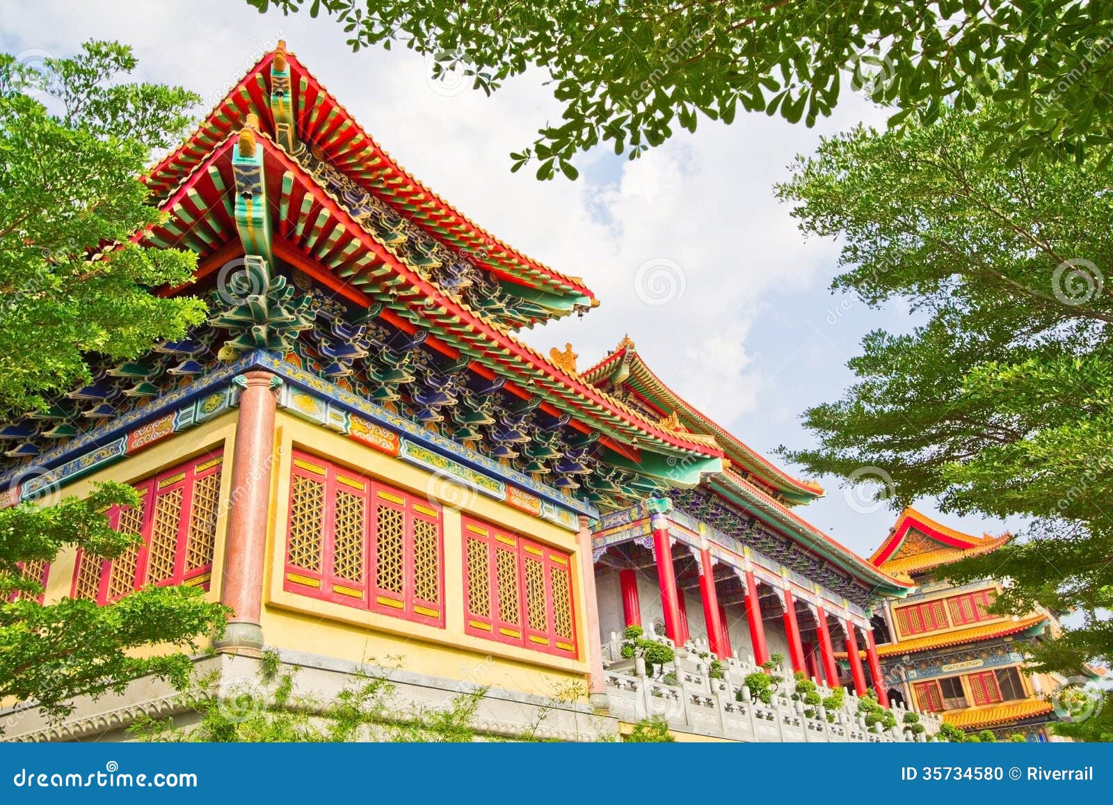 Chinese temple stock photo. Image of history, design - 35734580