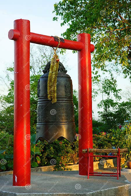 Chinese temple bell stock image. Image of southeast, taoism - 14275995
