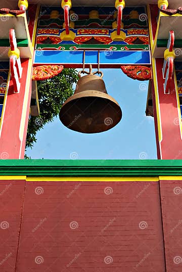 Chinese Temple Bell stock image. Image of buddhism, historic - 23910335