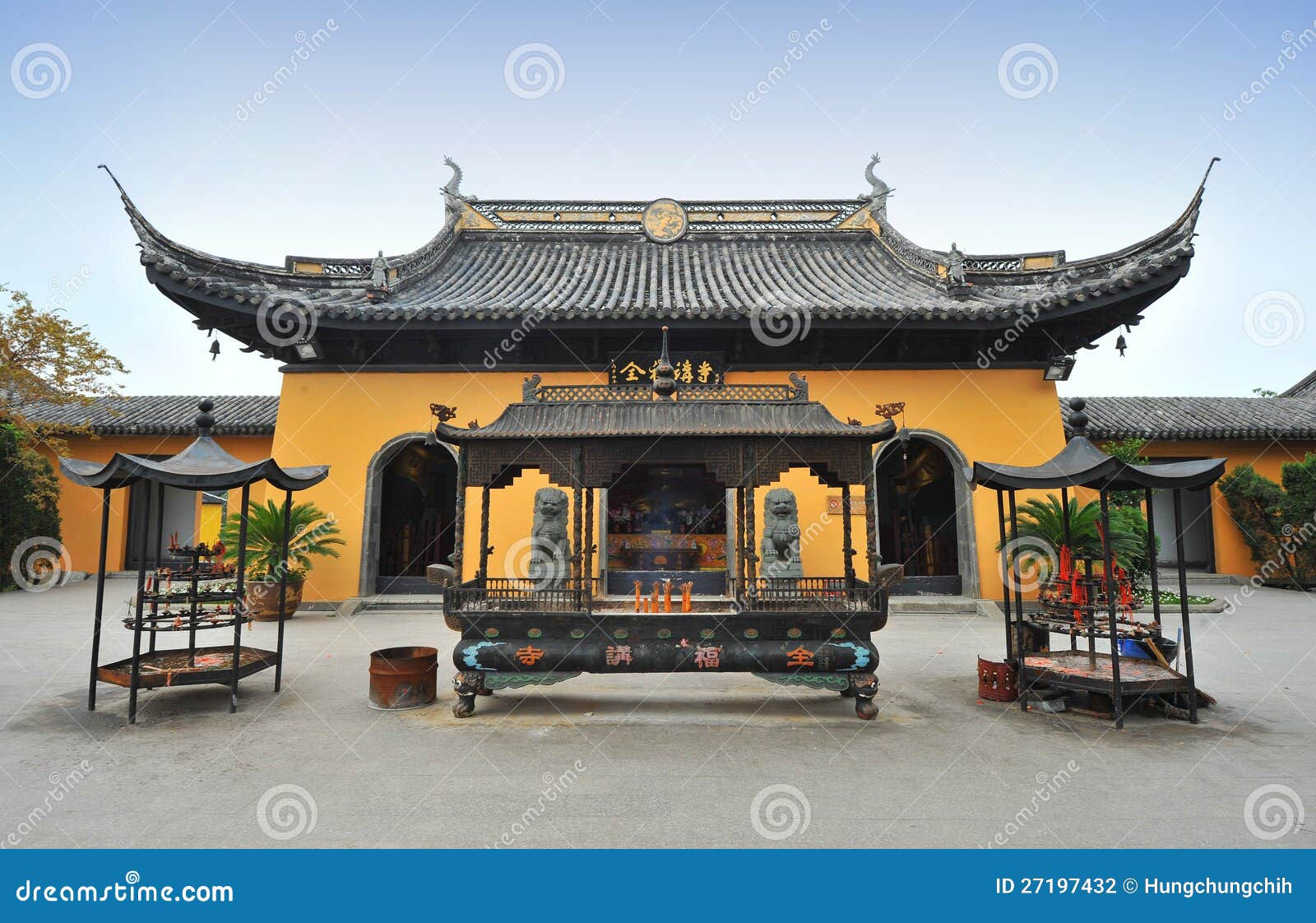 Chinese temple building stock photo. Image of palace - 27197432