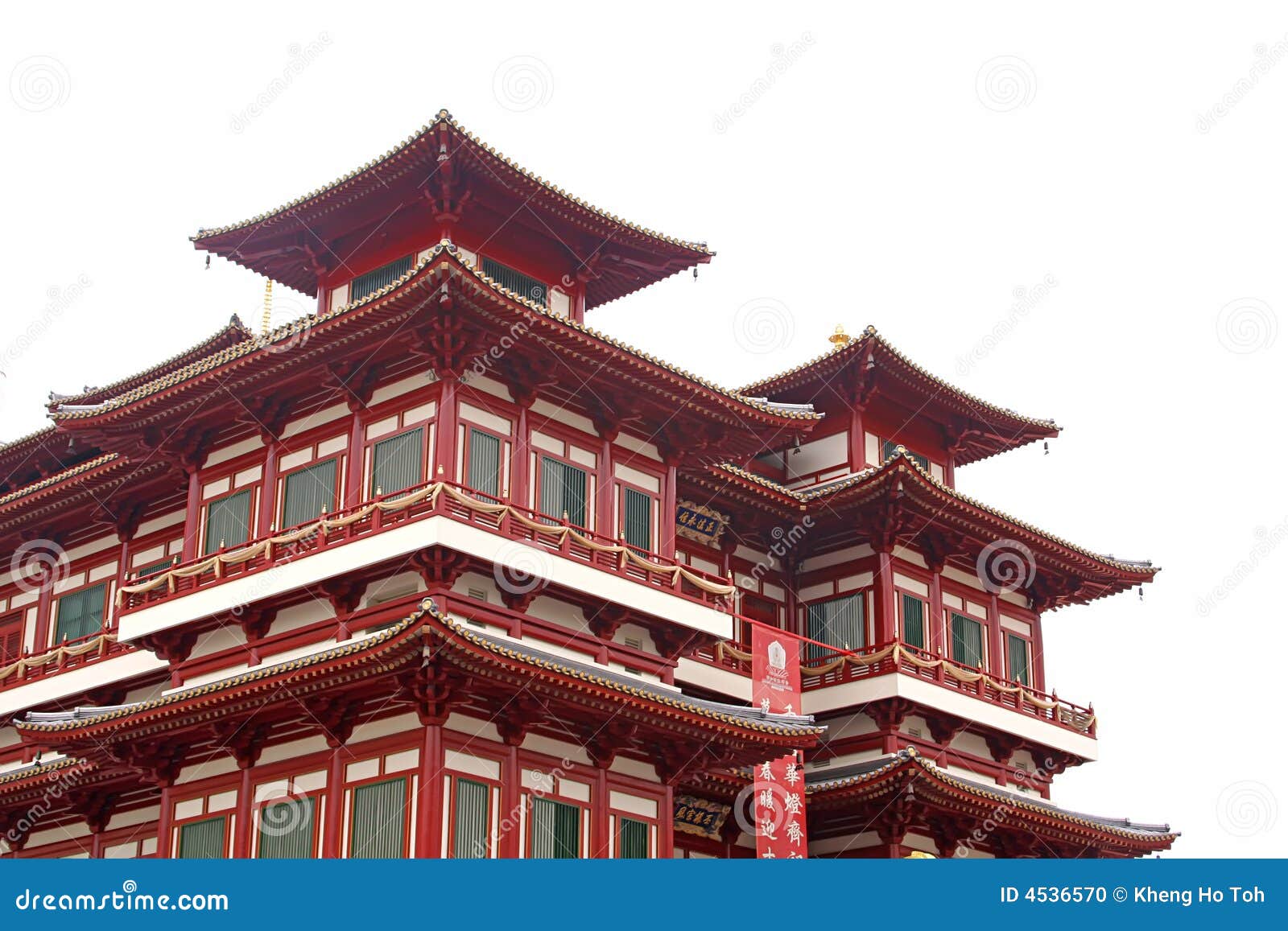 Chinese Temple Building Architecture Stock Photo - Image of building ...
