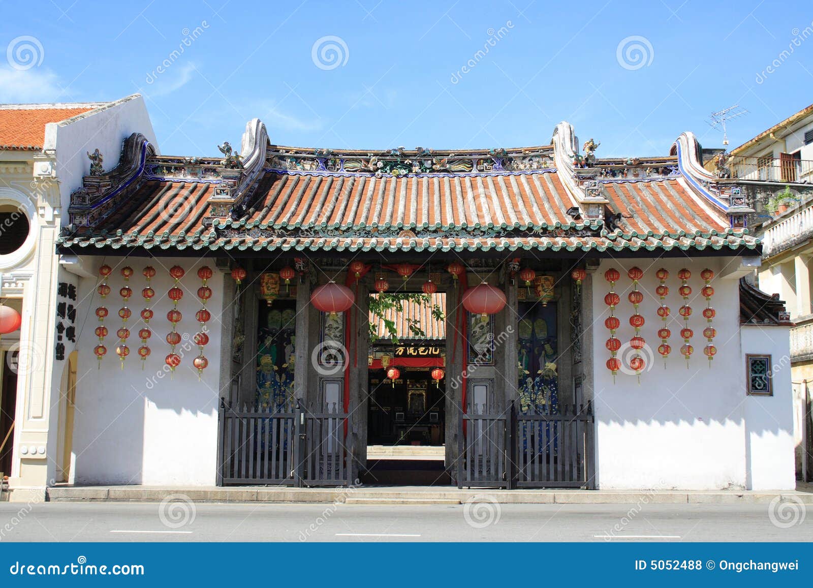 Chinese Temple in Georgetown Stock Photo - Image of temple ...