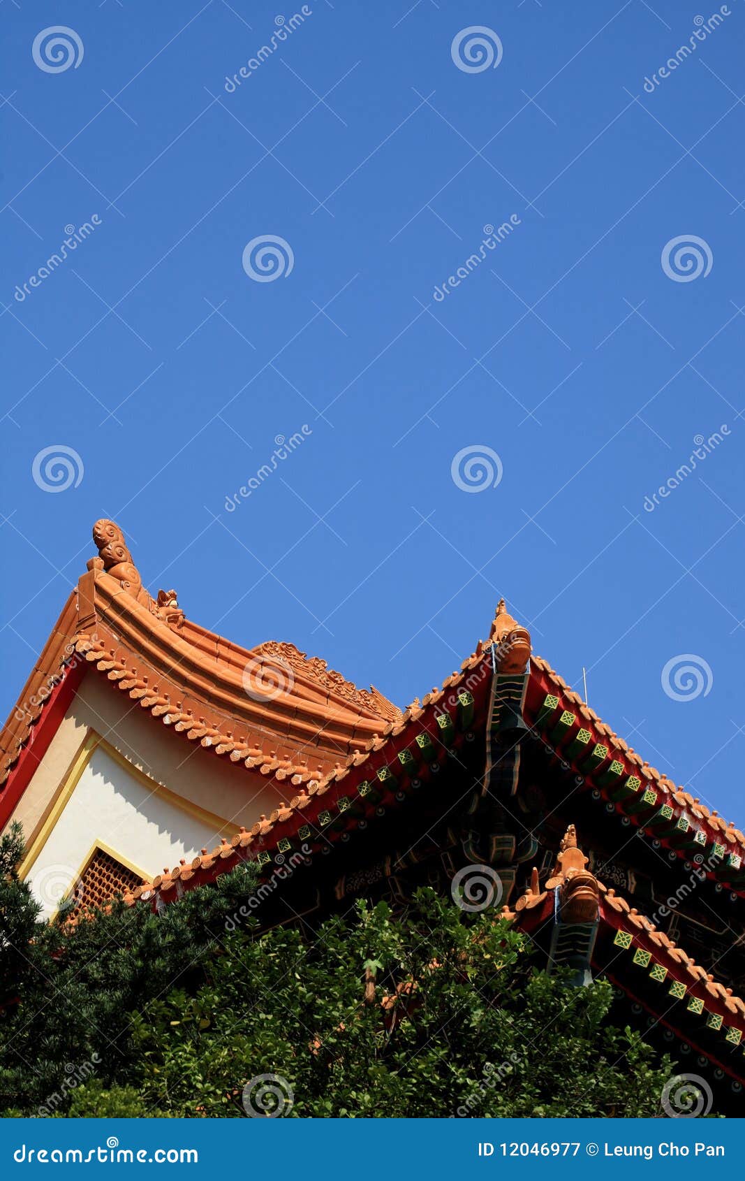 Chinese temple roof stock image. Image of faith, asia - 12046977