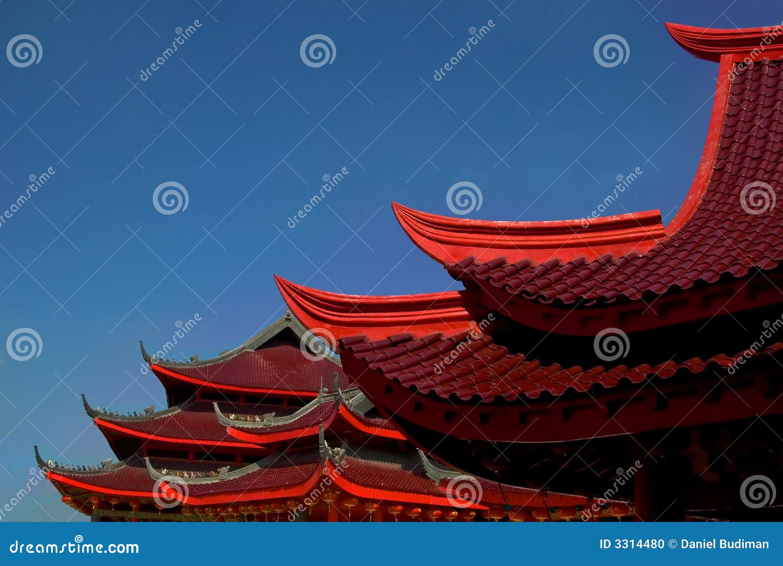 Chinese temple roof stock photo. Image of architecture - 3314480